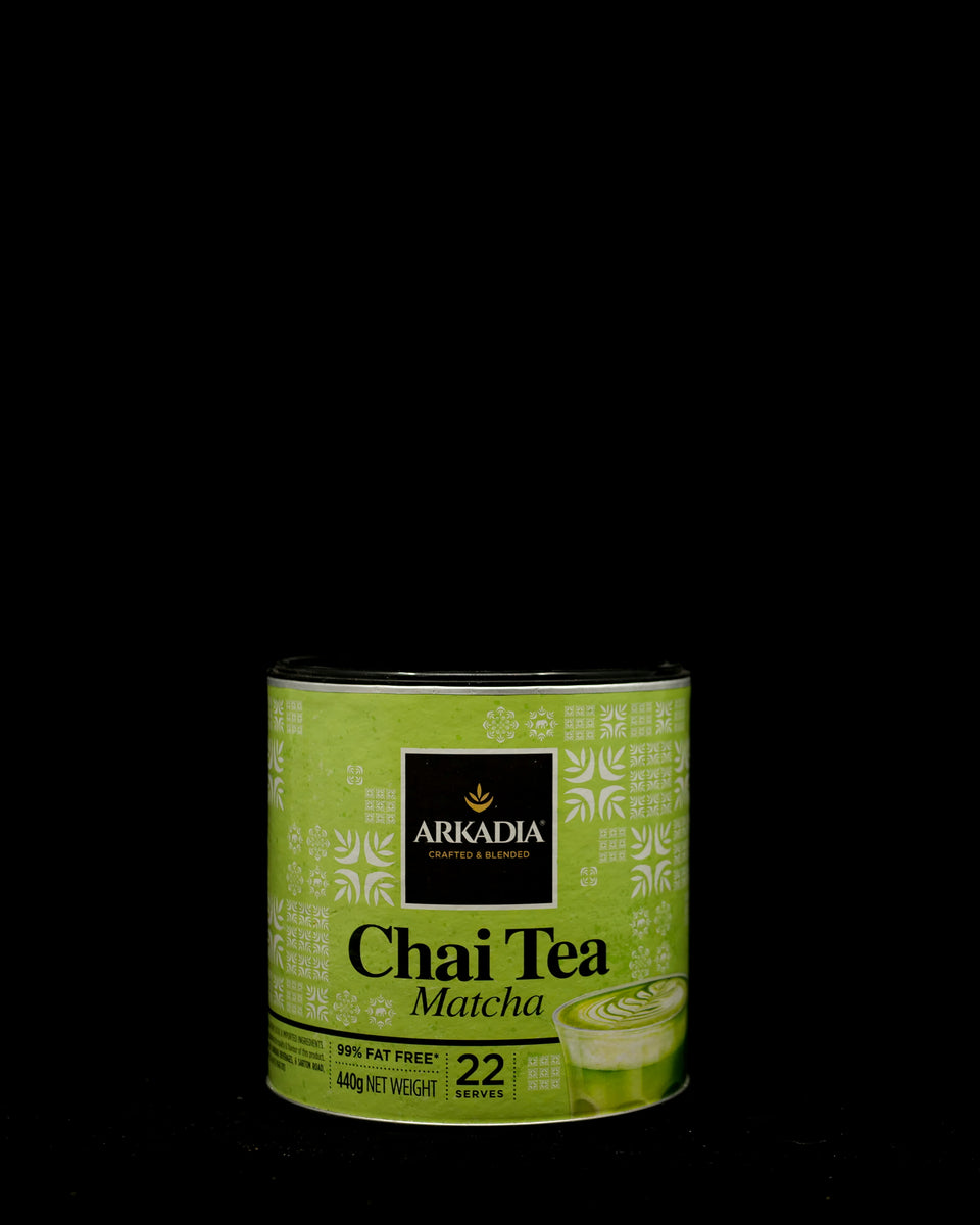 ARKADIA TEA CHAI MATCHA GREEN 440G TIN – MyCoffeeHub